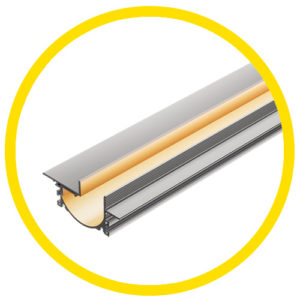 Perfil de Embutir No Frame Uno – Perfil & LED